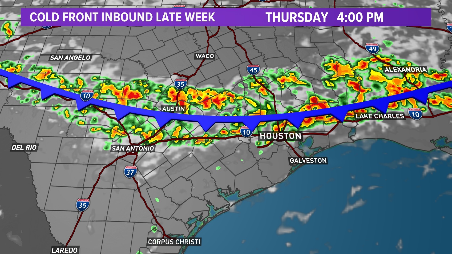Houston, Texas weather: Latest forecast calls for rain | khou.com