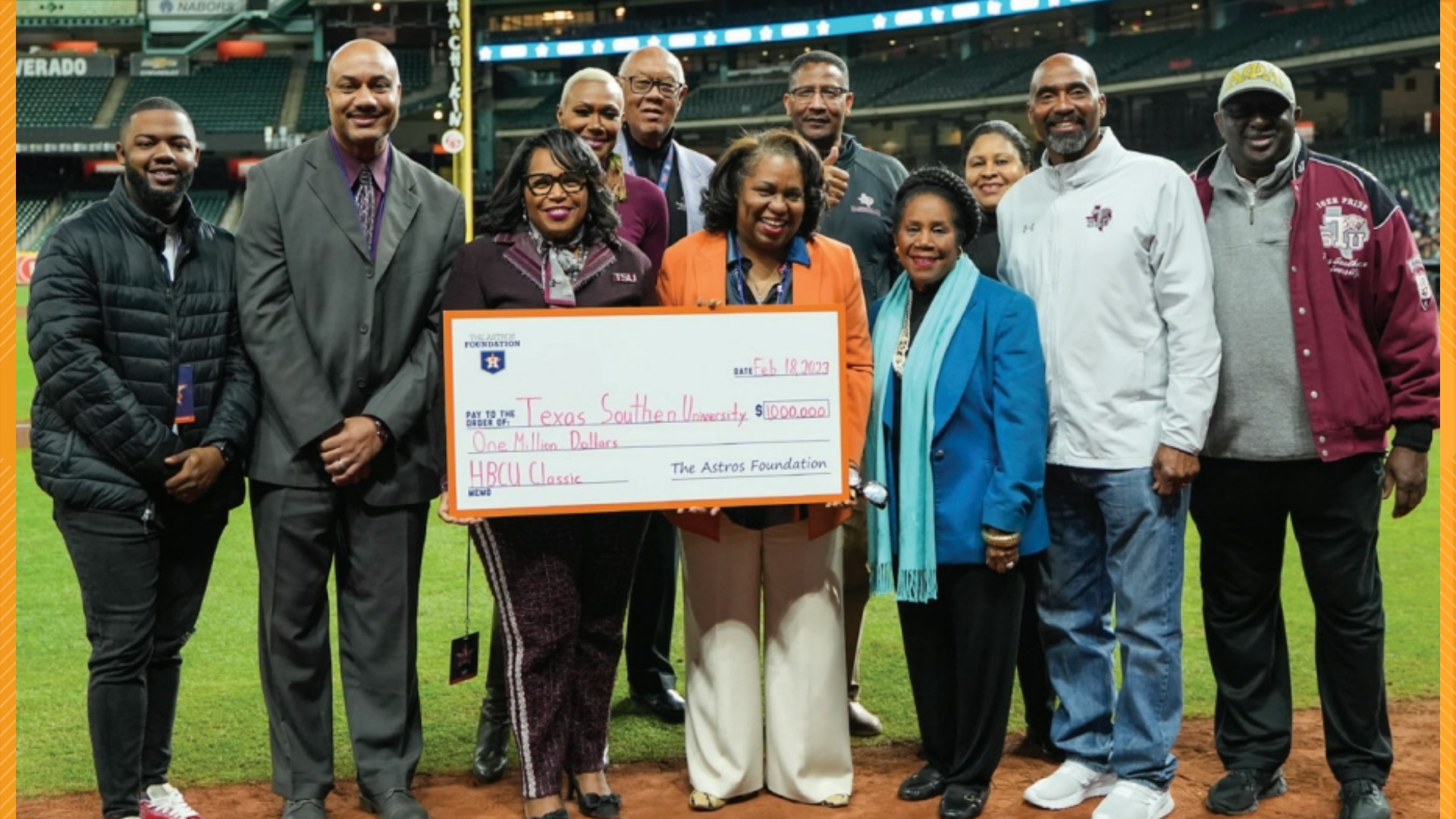 Astros Foundation funds new TSU baseball, softball stadiums | khou.com