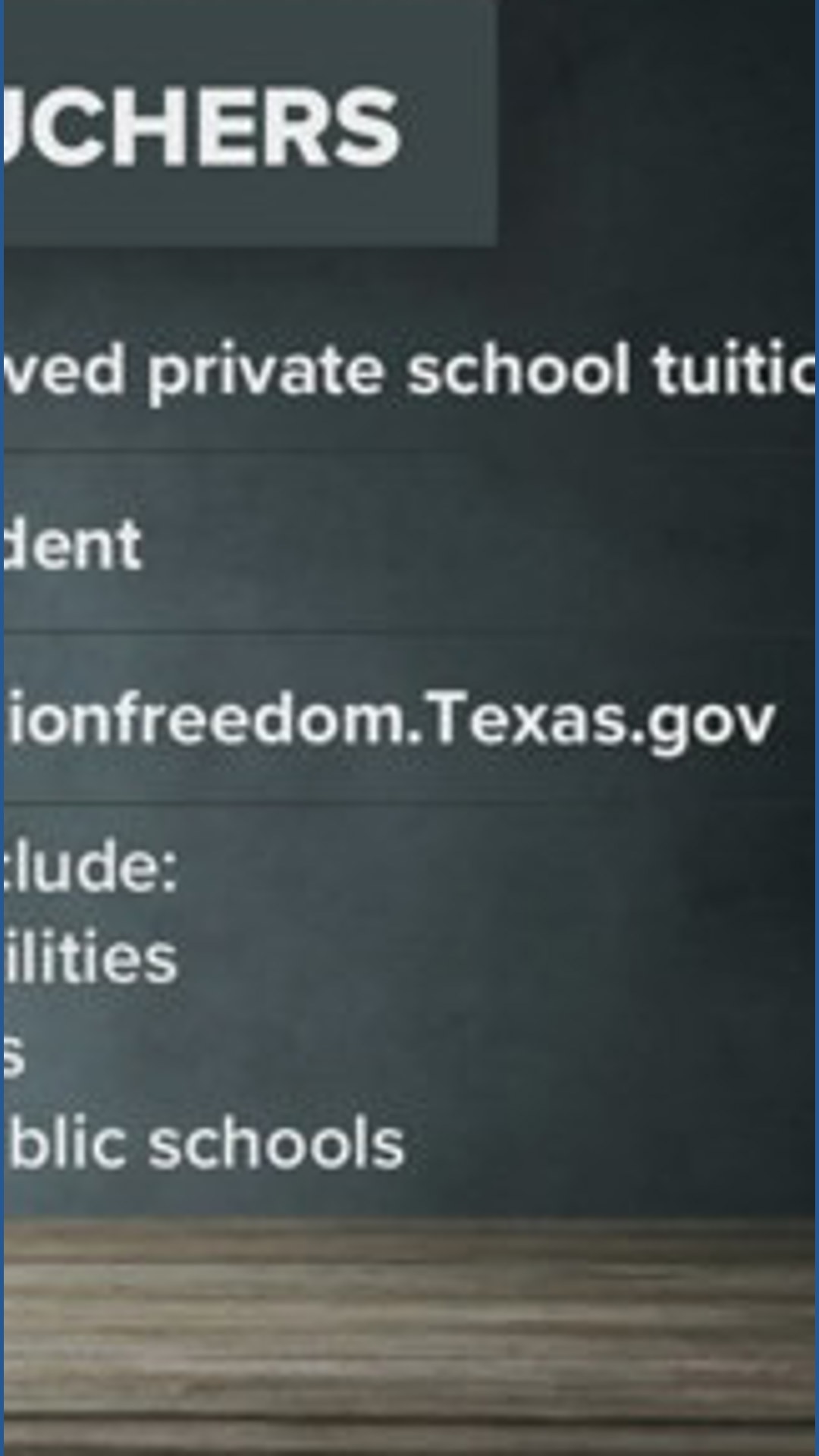 Texas school voucher applications open today | What to know | khou.com