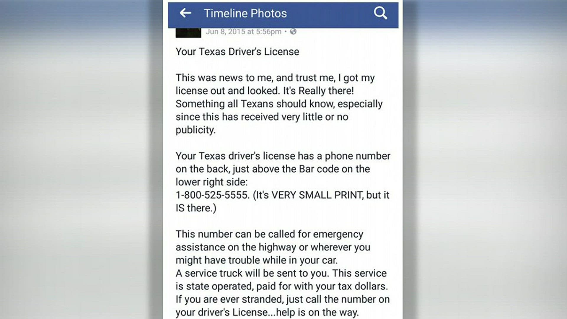 VERIFY: Does Texas offer free roadside assistance? | khou.com