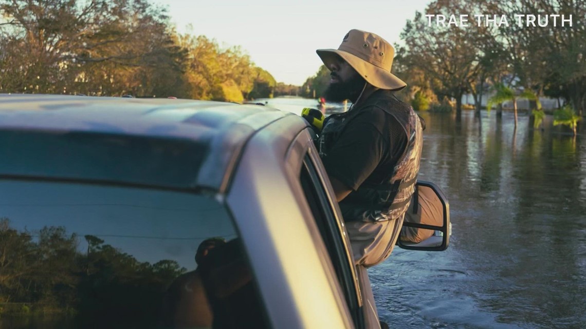 Trae Tha Truth rescues hundreds in Hurricane Ian aftermath | khou.com