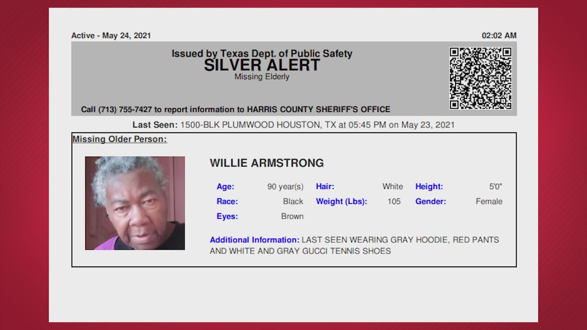 Missing 90-year-old woman found safe at hospital | khou.com