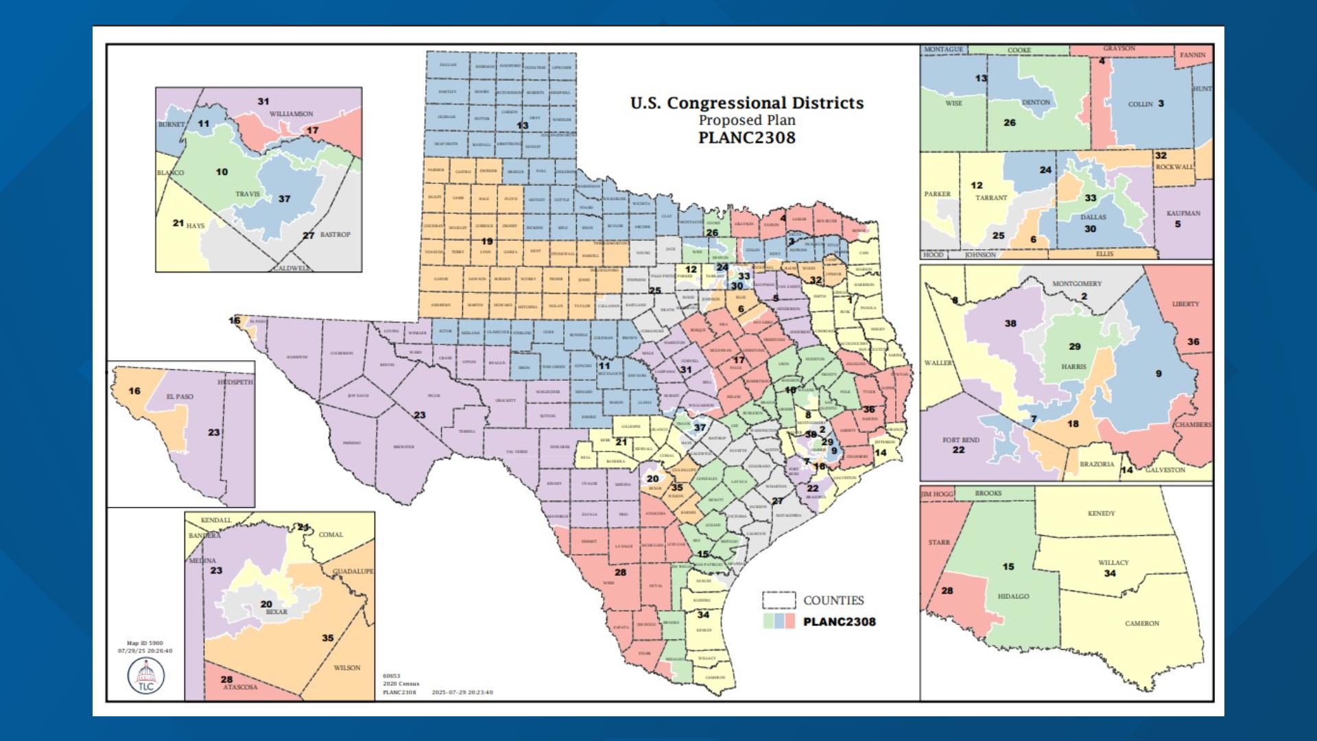 Proposed Texas redistricting maps shift Houston district lines | khou.com