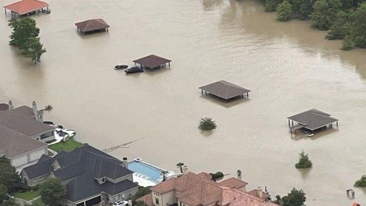 Houston and Texas flooding: Water rising expected rain Sunday | khou.com