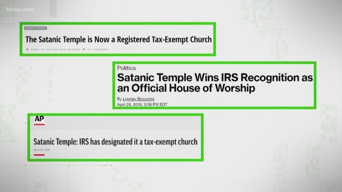 VERIFY: Yes, the Satanic Temple was recognized as a church by the IRS ...