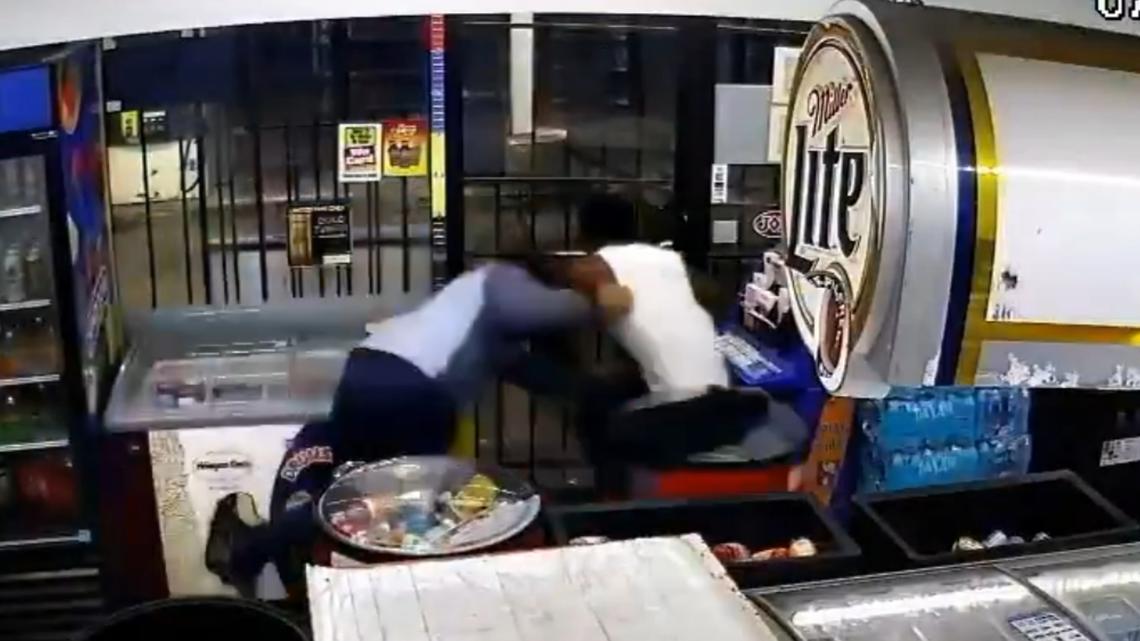 Store clerk fights back against suspect in attempted robbery near ...