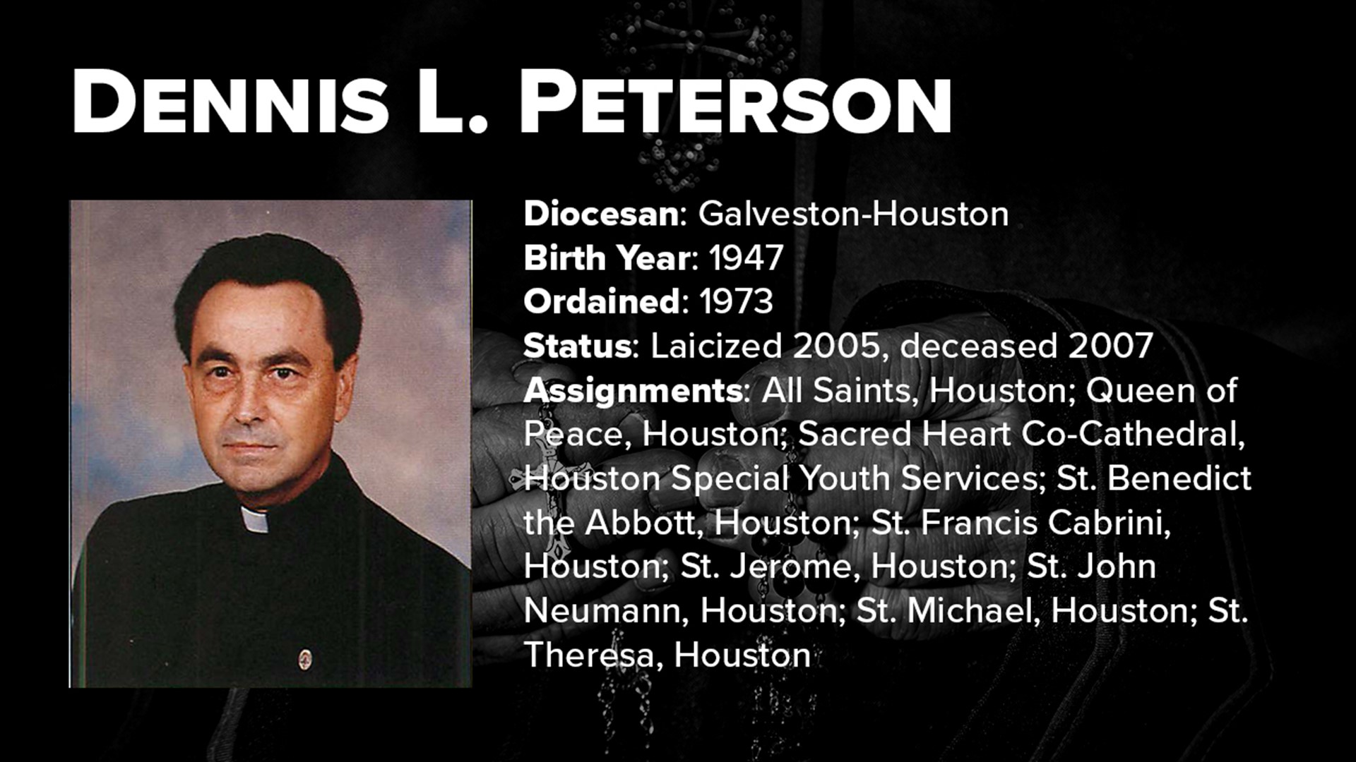 Man files lawsuit against Archdiocese of Galveston-Houston | khou.com