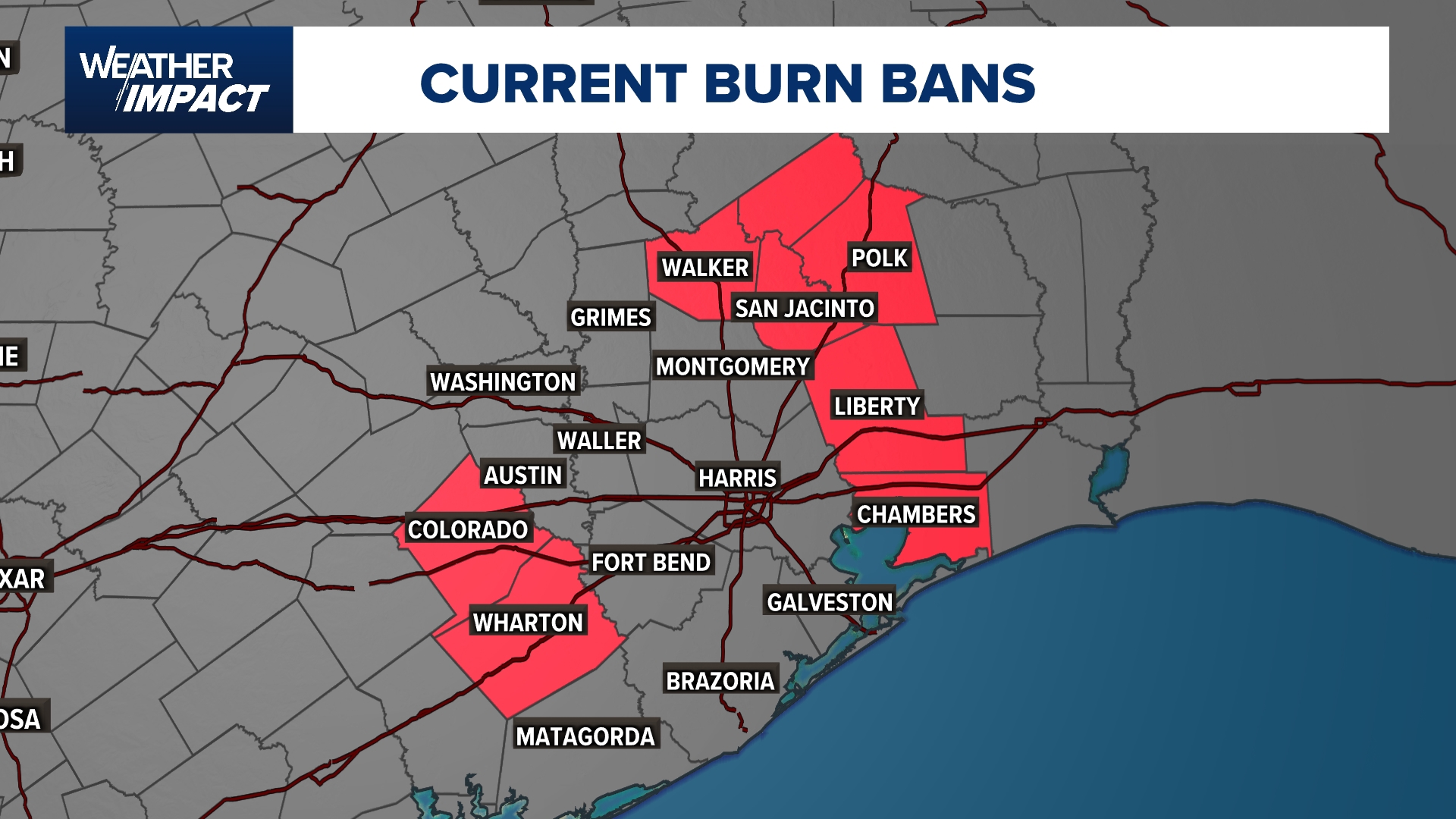 Houston-area fire danger: Dry weather continues in Southeast Texas ...
