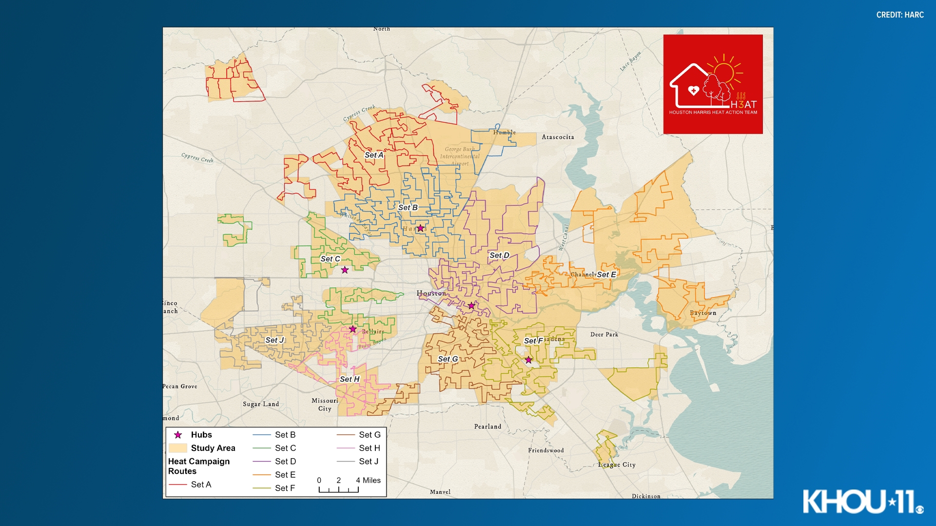New research map shows hottest spots in Houston | khou.com