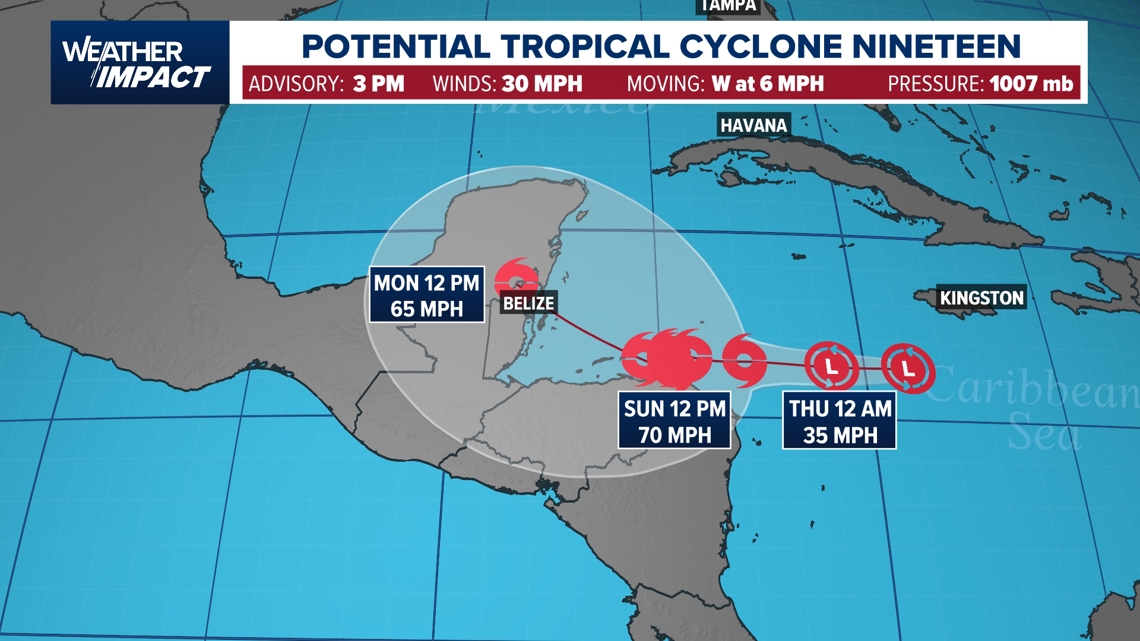 Tropical update: Tracking new disturbance in the Caribbean | khou.com