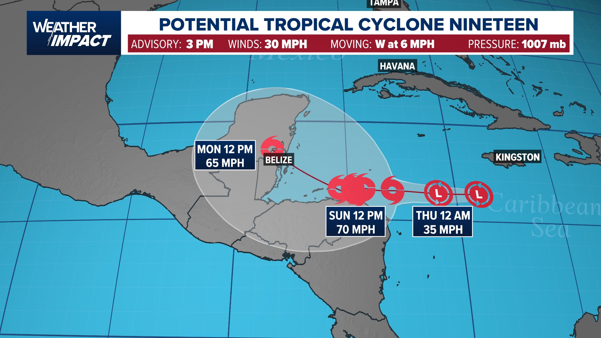 Tropical update: Tracking new disturbance in the Caribbean | khou.com