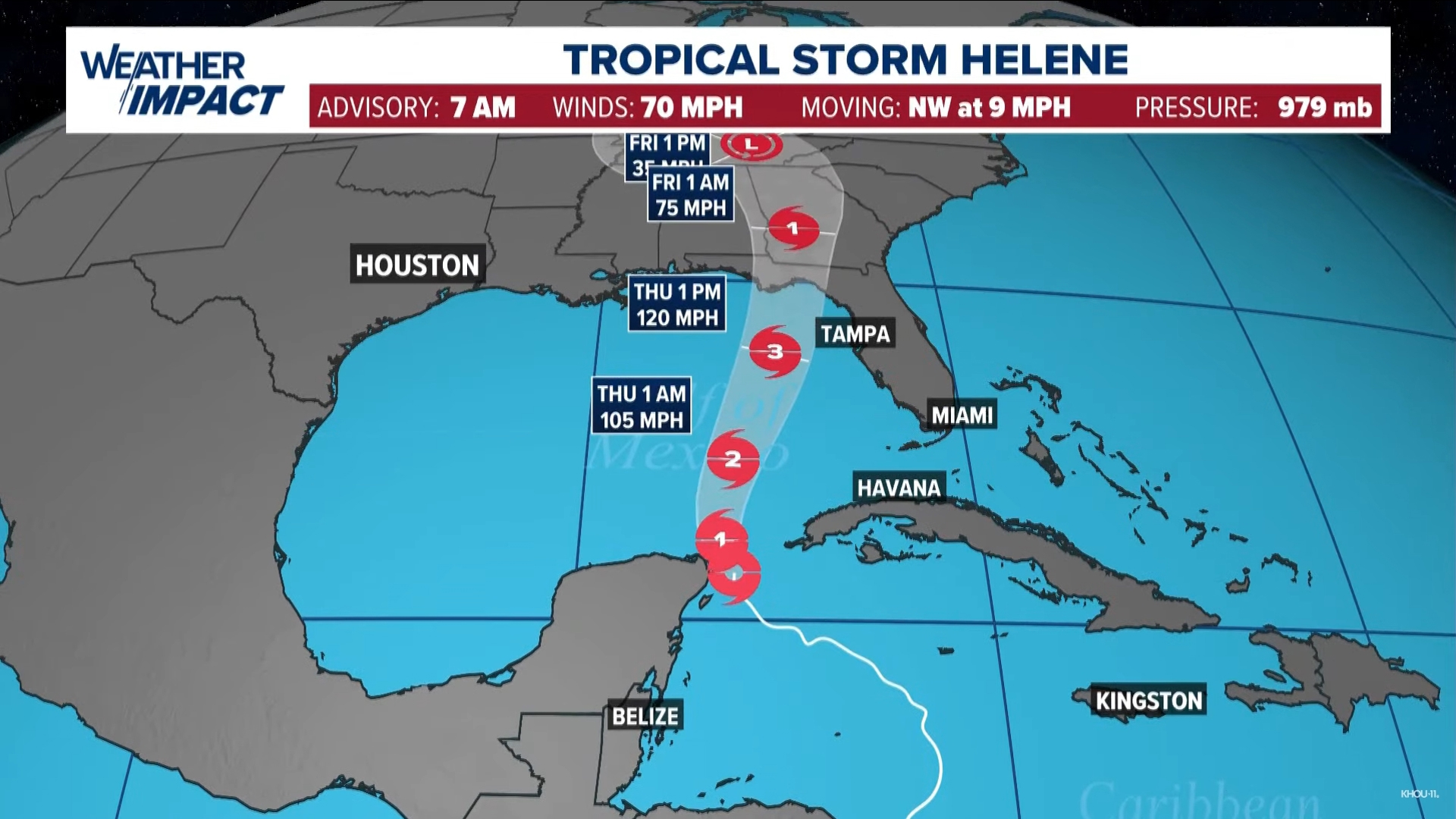 Tropical Storm Helene tracker: Forecast, models and cone | khou.com