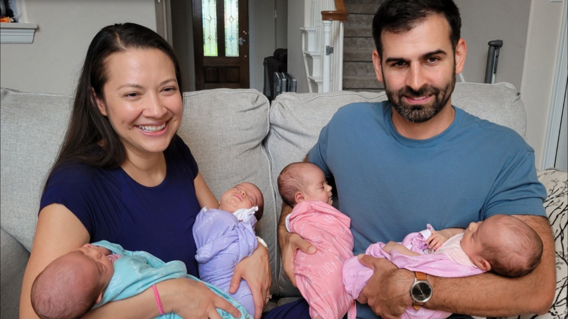 Photos: Rare identical quadruplets born in Houston | khou.com