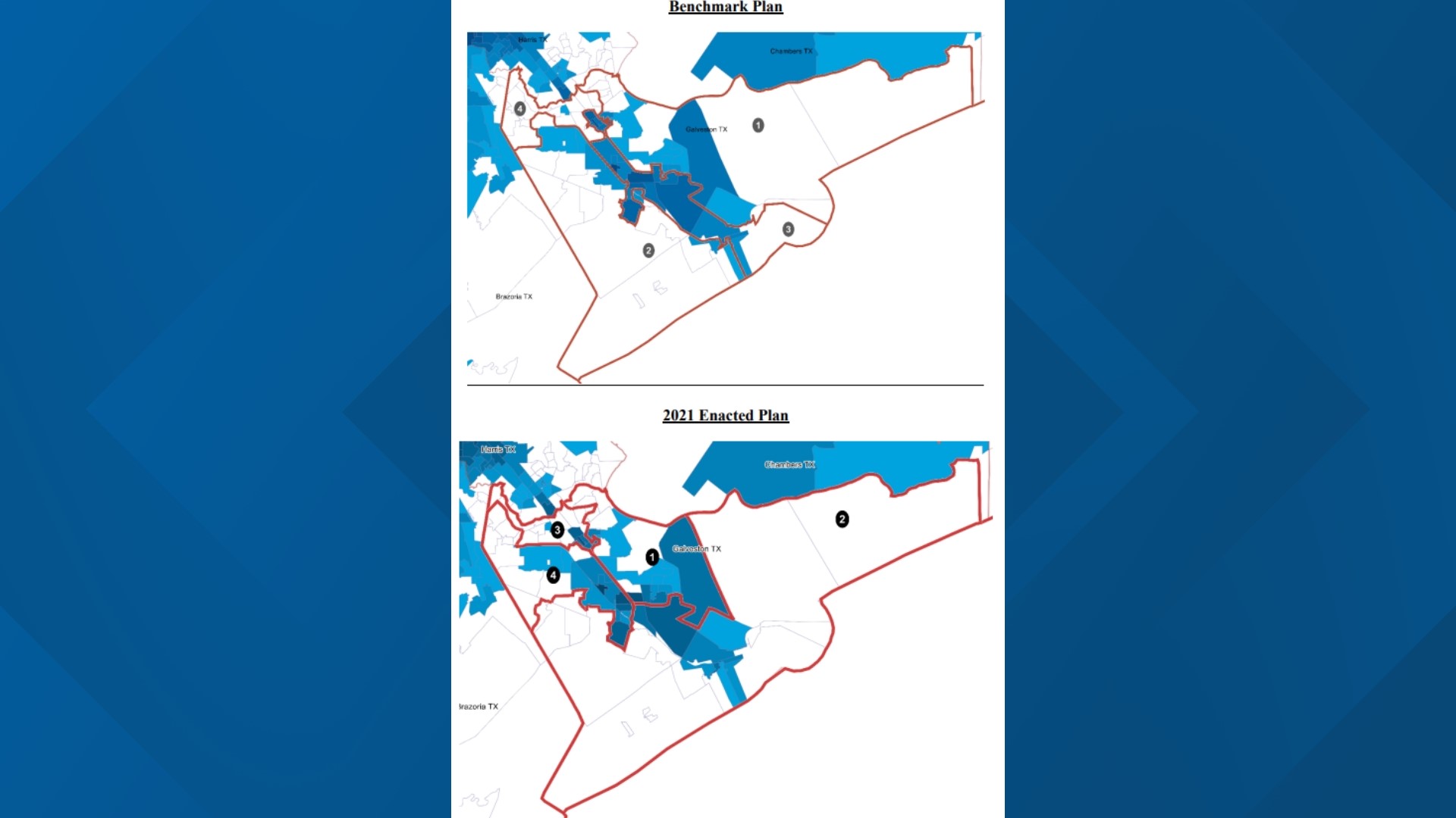 Galveston County redistricting map | khou.com