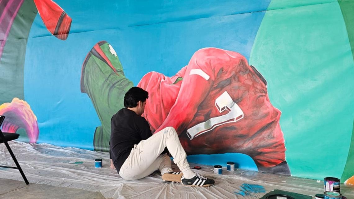 Houston artist Betirri is helping welcome World Cup fans through art ...