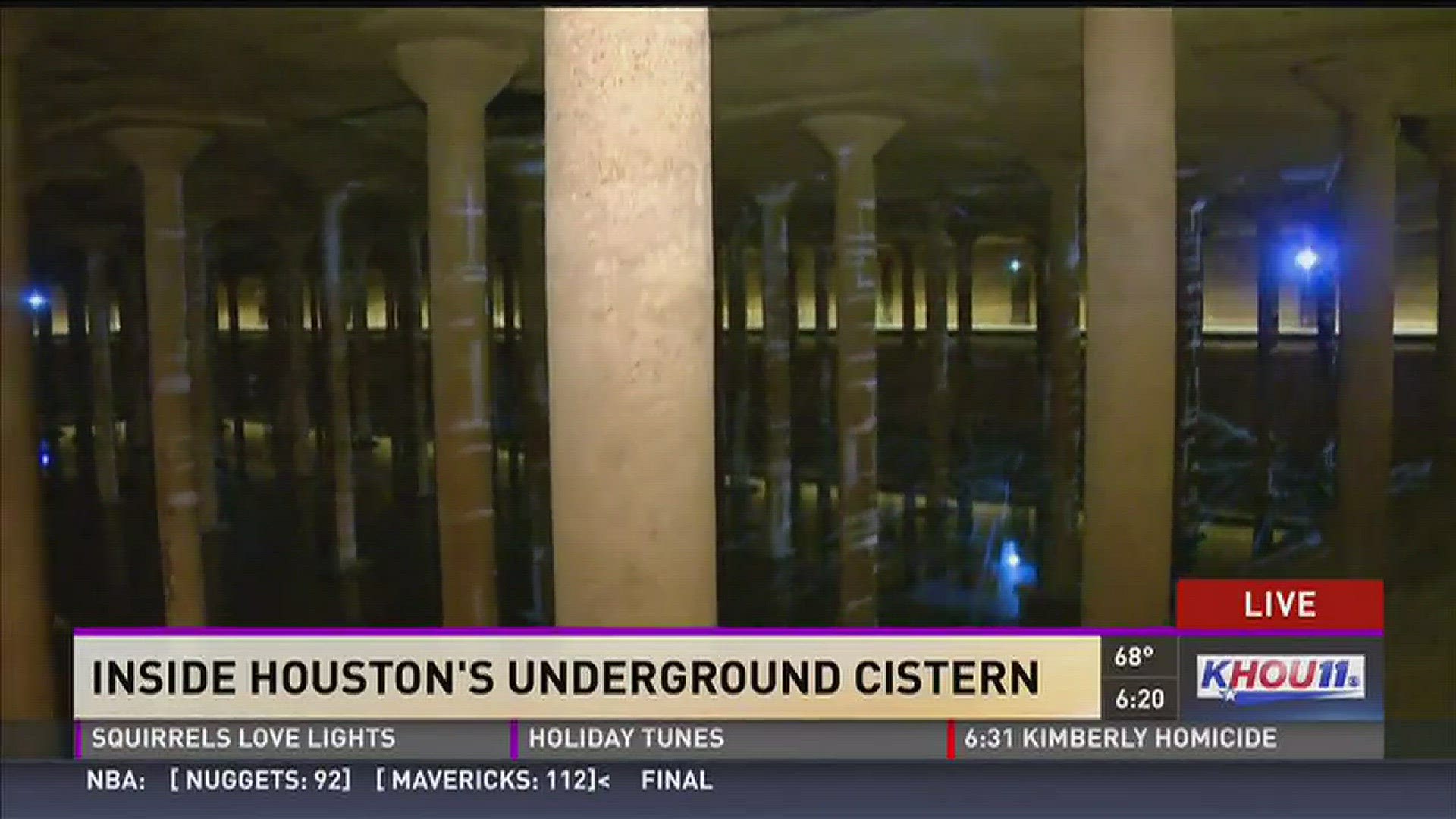 Inside Houston's underground cistern | khou.com
