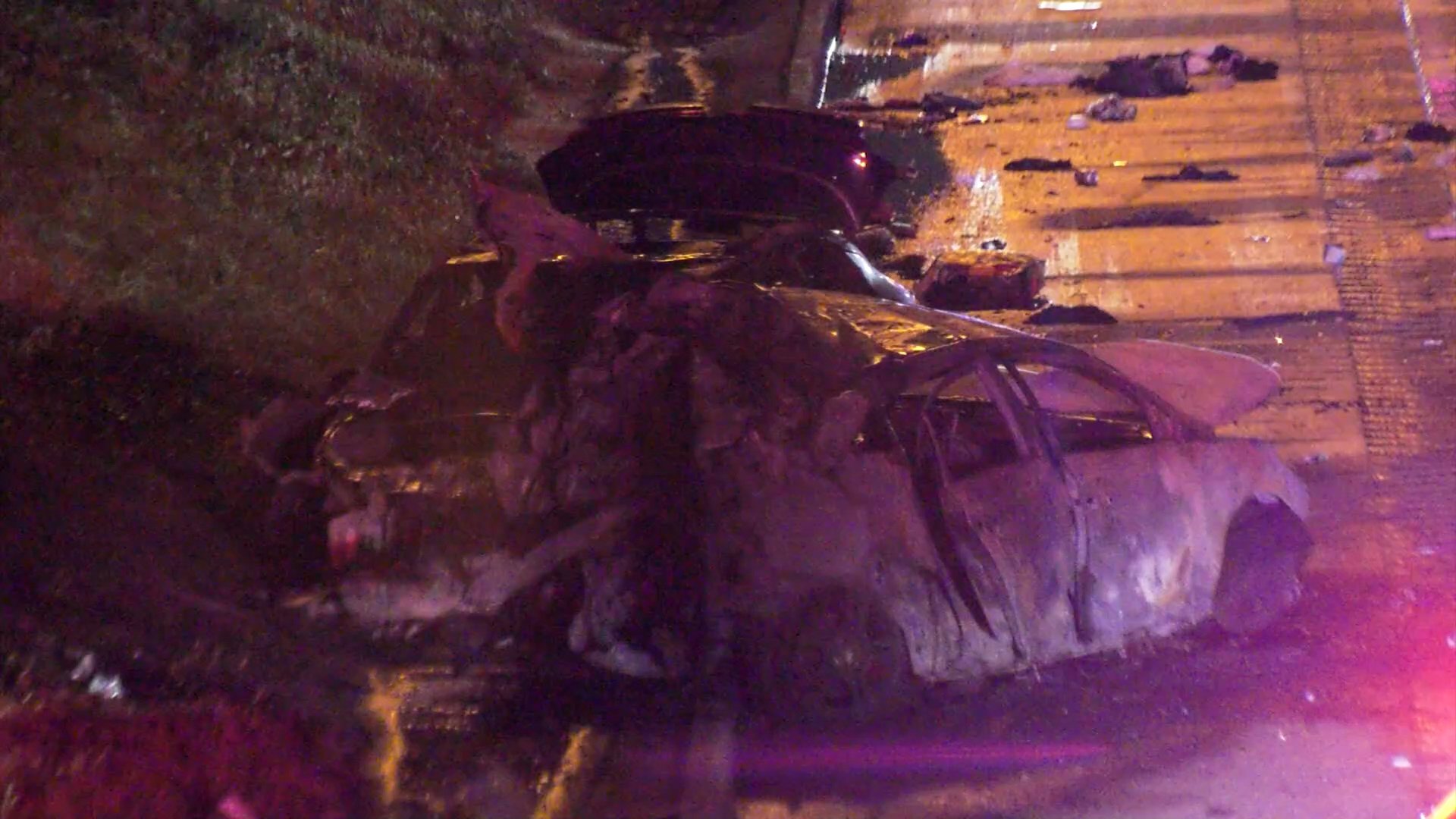 One dead, three hurt in fiery wreck on East Freeway | Houston news ...