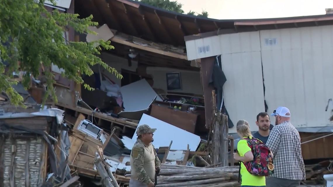 Devastating flood leaves trail of destruction in Hunt, Texas | khou.com
