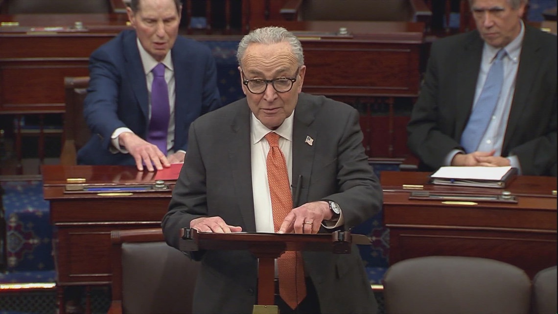 Record-breaking government shutdown drags on as senators work through ...