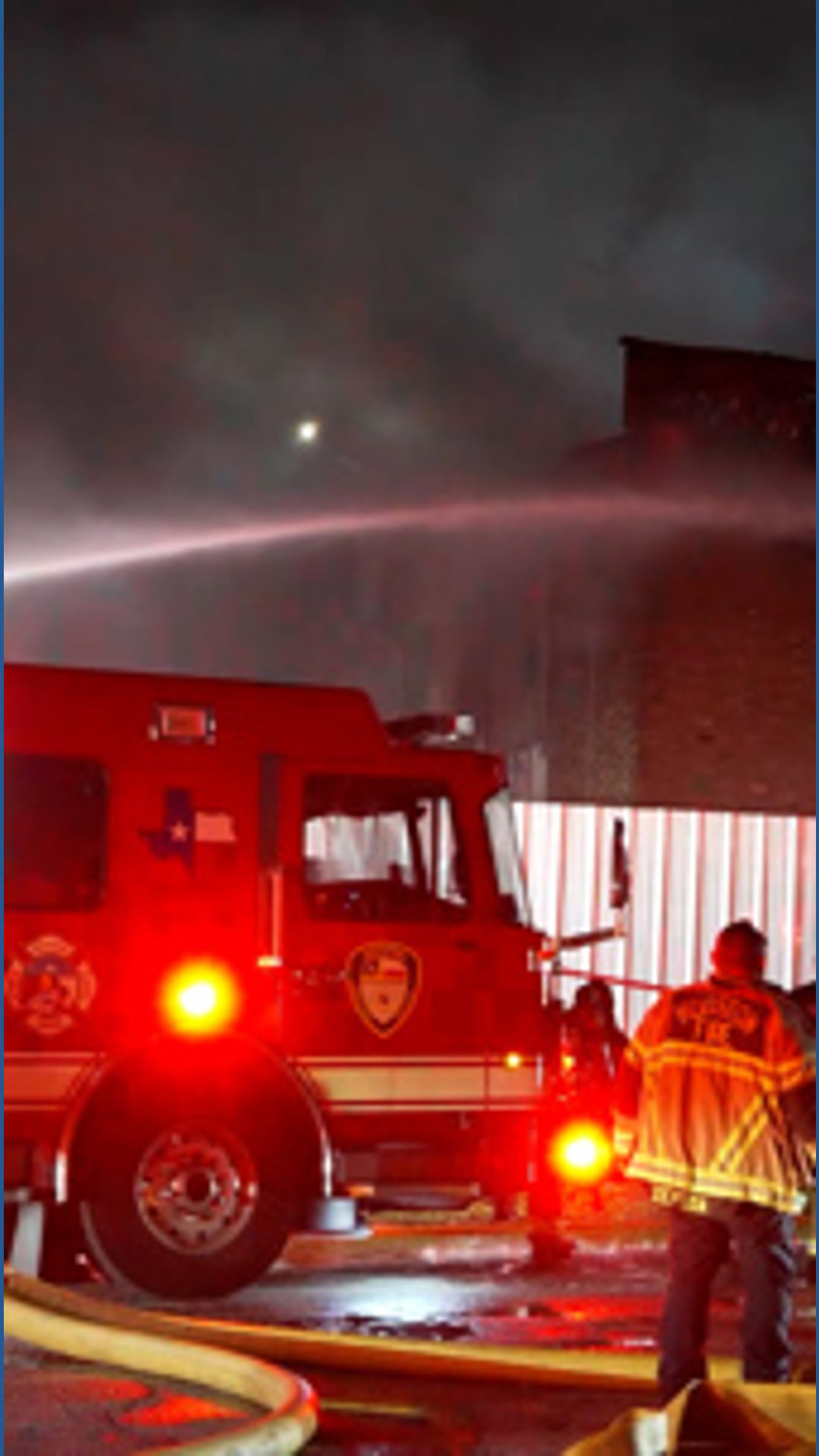 Crews battle large warehouse fire in southeast Houston | khou.com