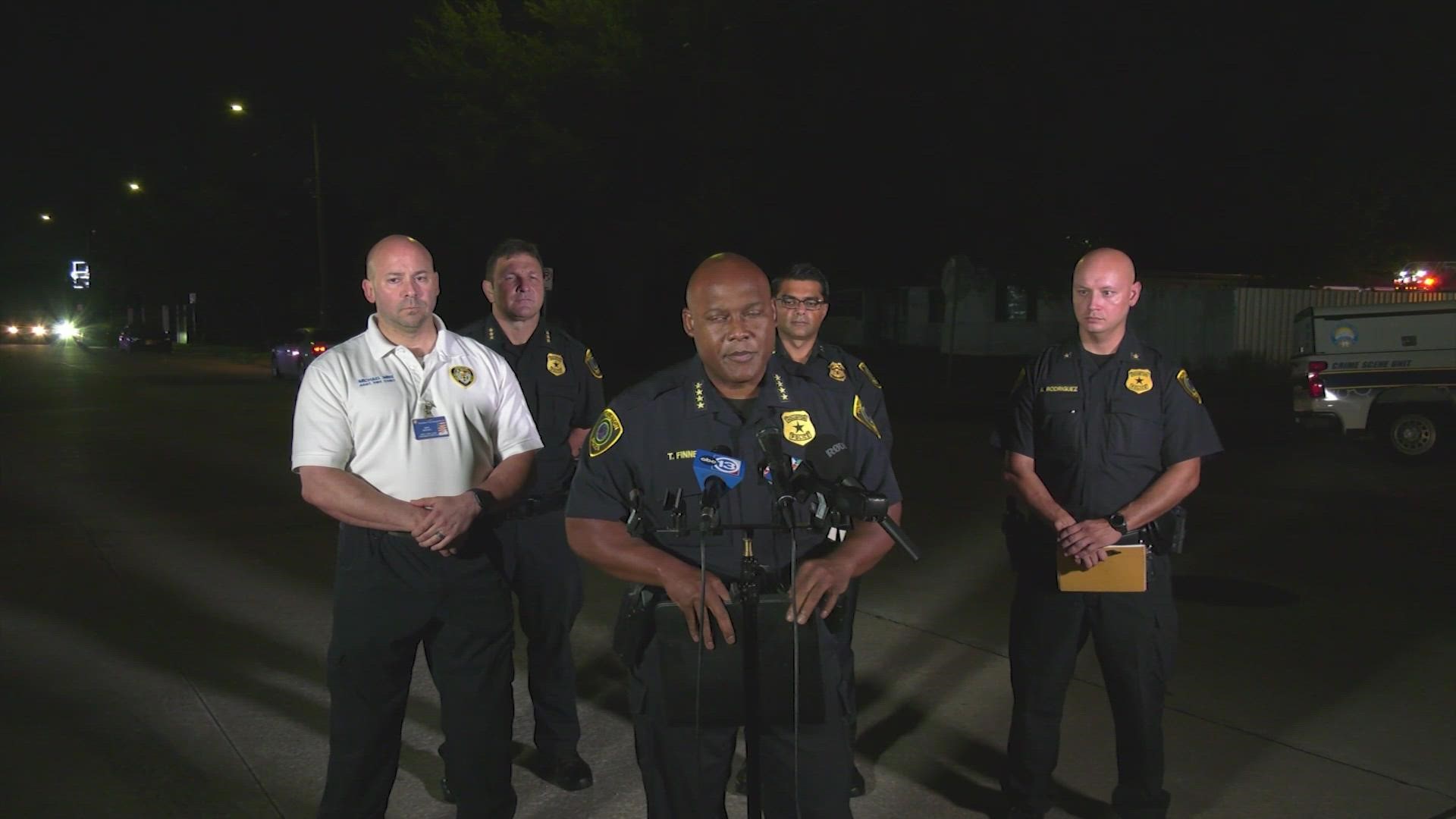 Houston shooting: HPD Chief Troy Finner says a gunman lured people ...