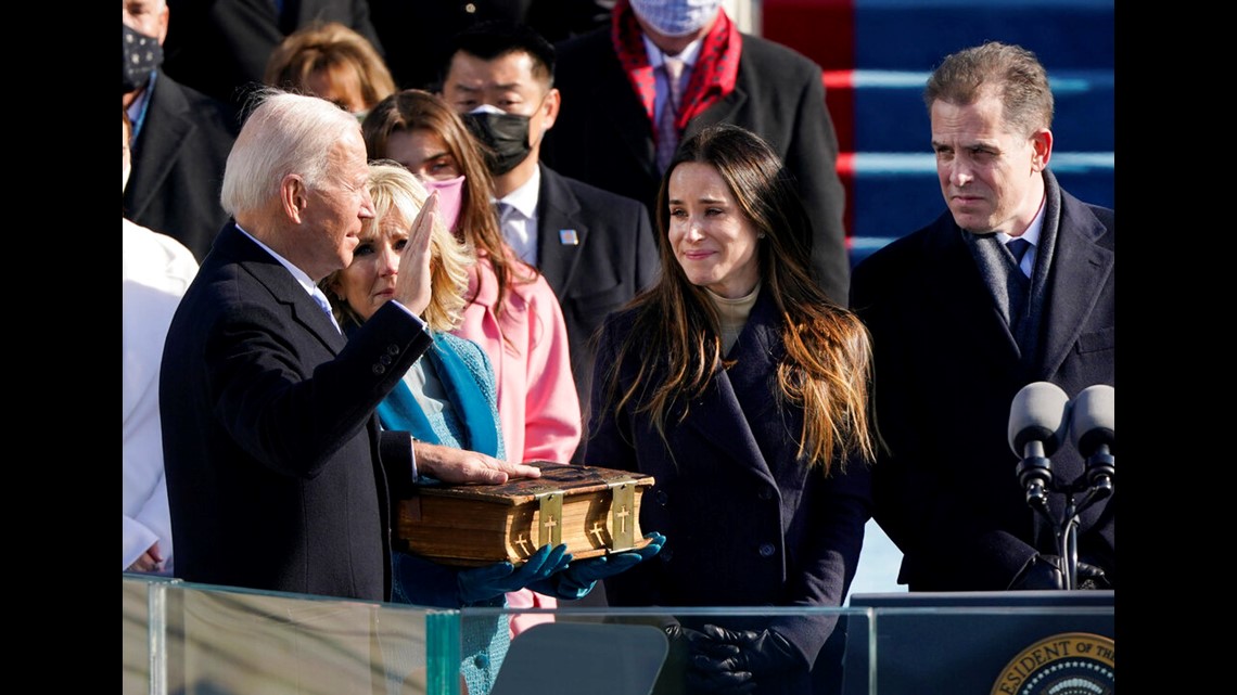 President Joe Biden takes the Oath of Office on Inauguration Day 2021 ...