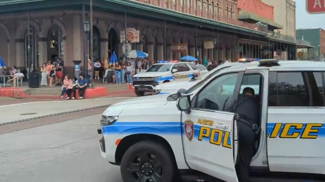 Heavy police presence in Galveston, Texas | khou.com