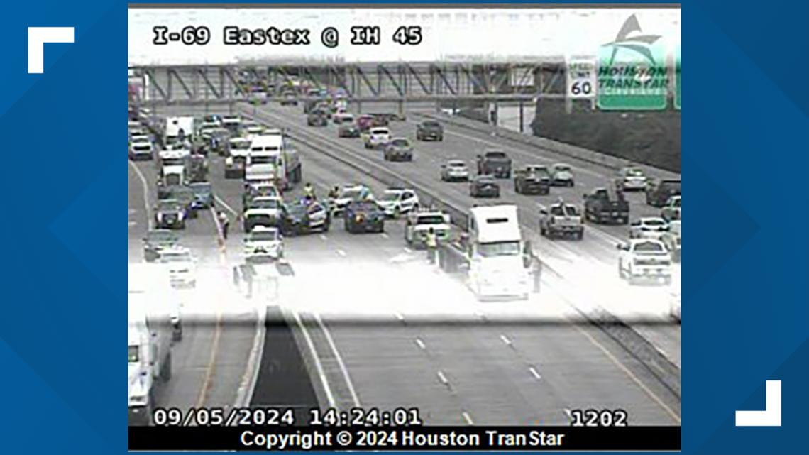 Houston traffic: Lost load stalls traffic on Eastex Freeway | khou.com