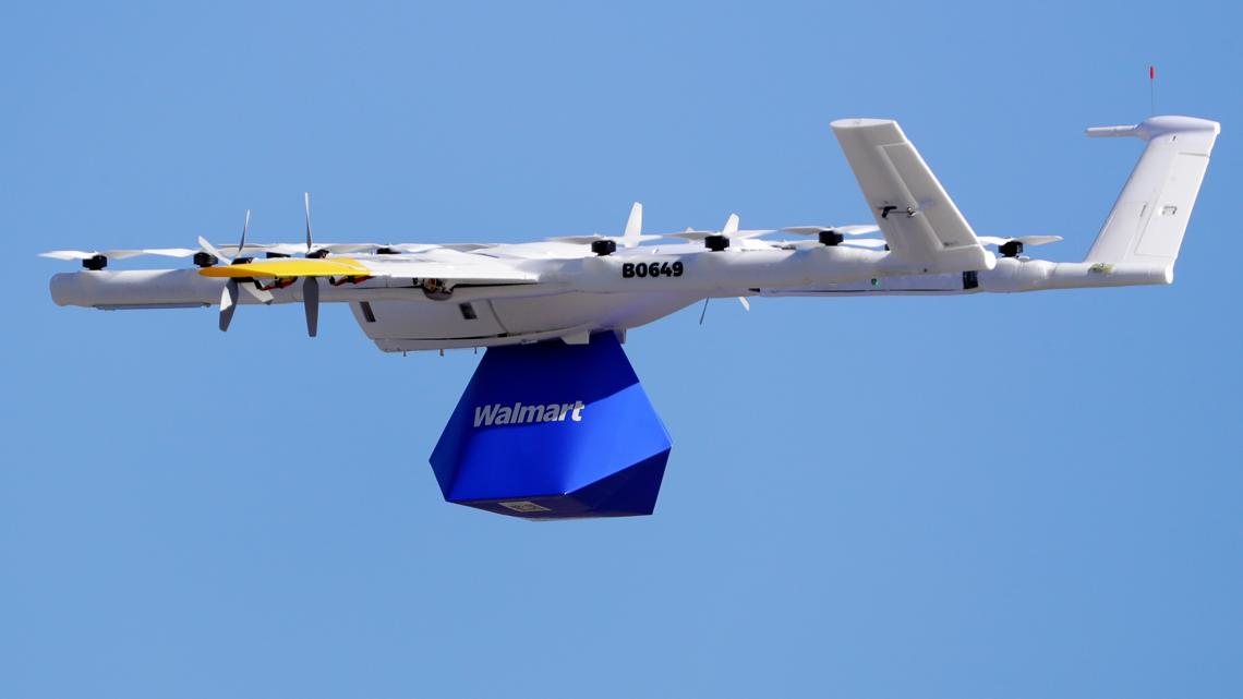 Drone delivery arrives at select Walmart stores in the Houston area ...