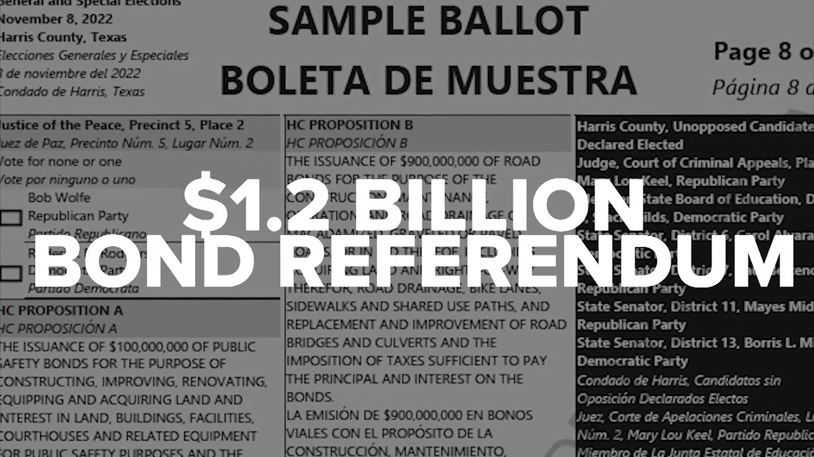Election 2022: Bond referendum on the ballot for Harris County | khou.com