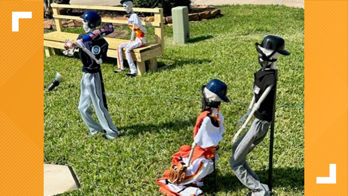 Halloween home run! Check out this Astros skeleton display | khou.com