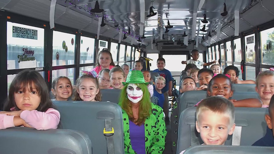 Texas bus driver decorates her bus for students | khou.com