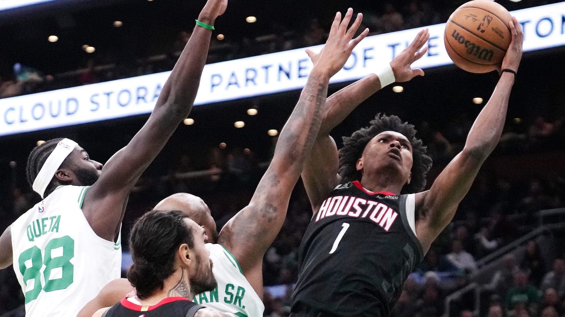 Rockets Amen Thompson felt like Kobe Bryant after Celtics game | khou.com