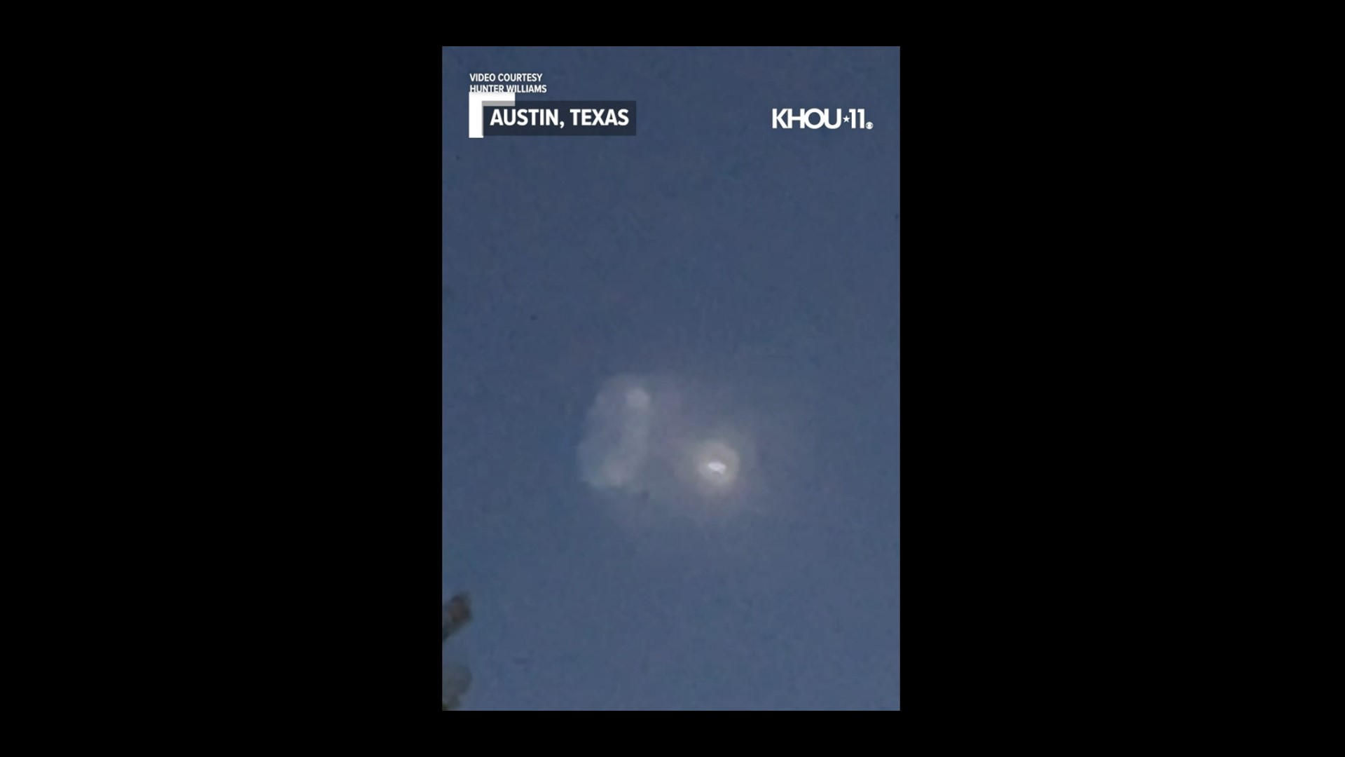 Video: SpaceX rocket seen flying over Austin | khou.com