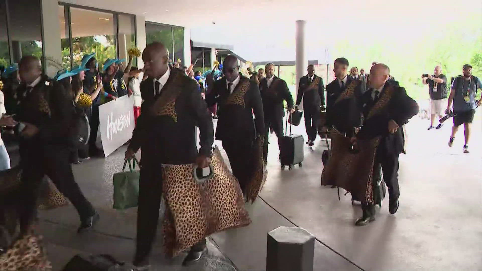 Democratic Republic of Congo arrives in Houston for the World Cup ...