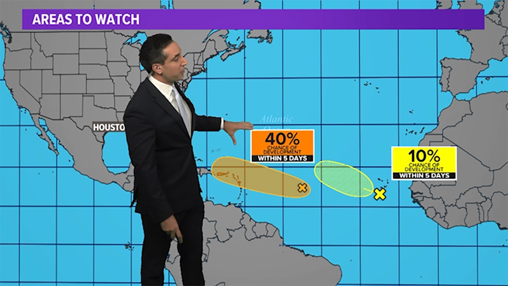 Tropical update: Keeping an eye on two tropical waves | khou.com