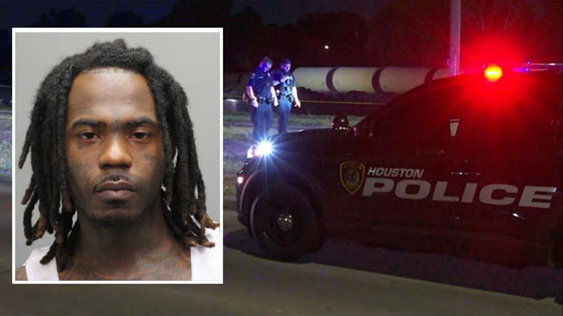 Man accused of killing woman in front of son arrested | khou.com