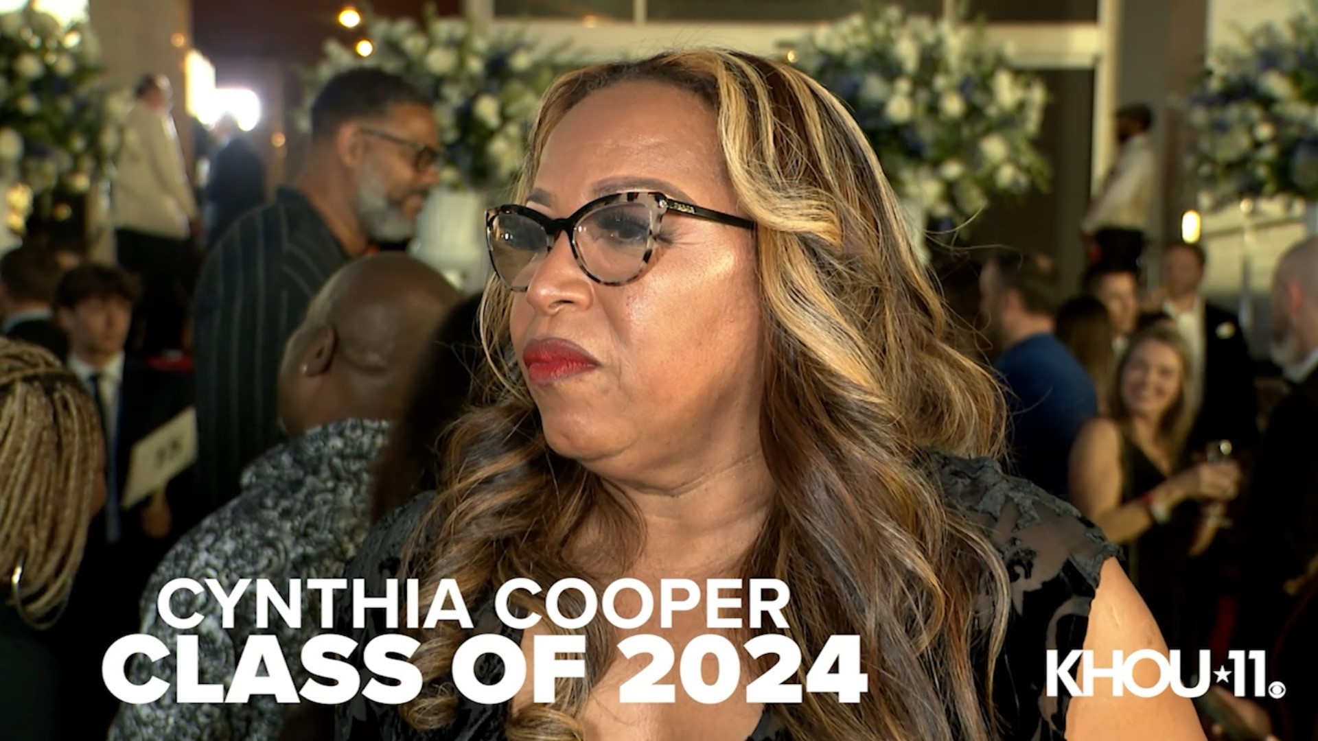 Interview with Cynthia Cooper on the red carpet at the 2024 Houston ...