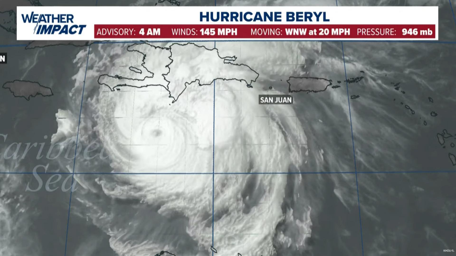 Tracking Hurricane Beryl: Jamaica braces for storm's impact | khou.com