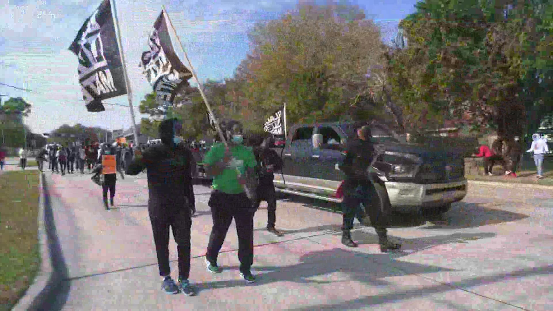 Ben Crump ties Capitol riot to police racism at La Marque protest ...