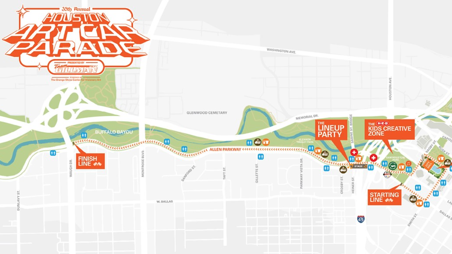 Houston Art Car Parade guide: Parade route; map; closures | khou.com