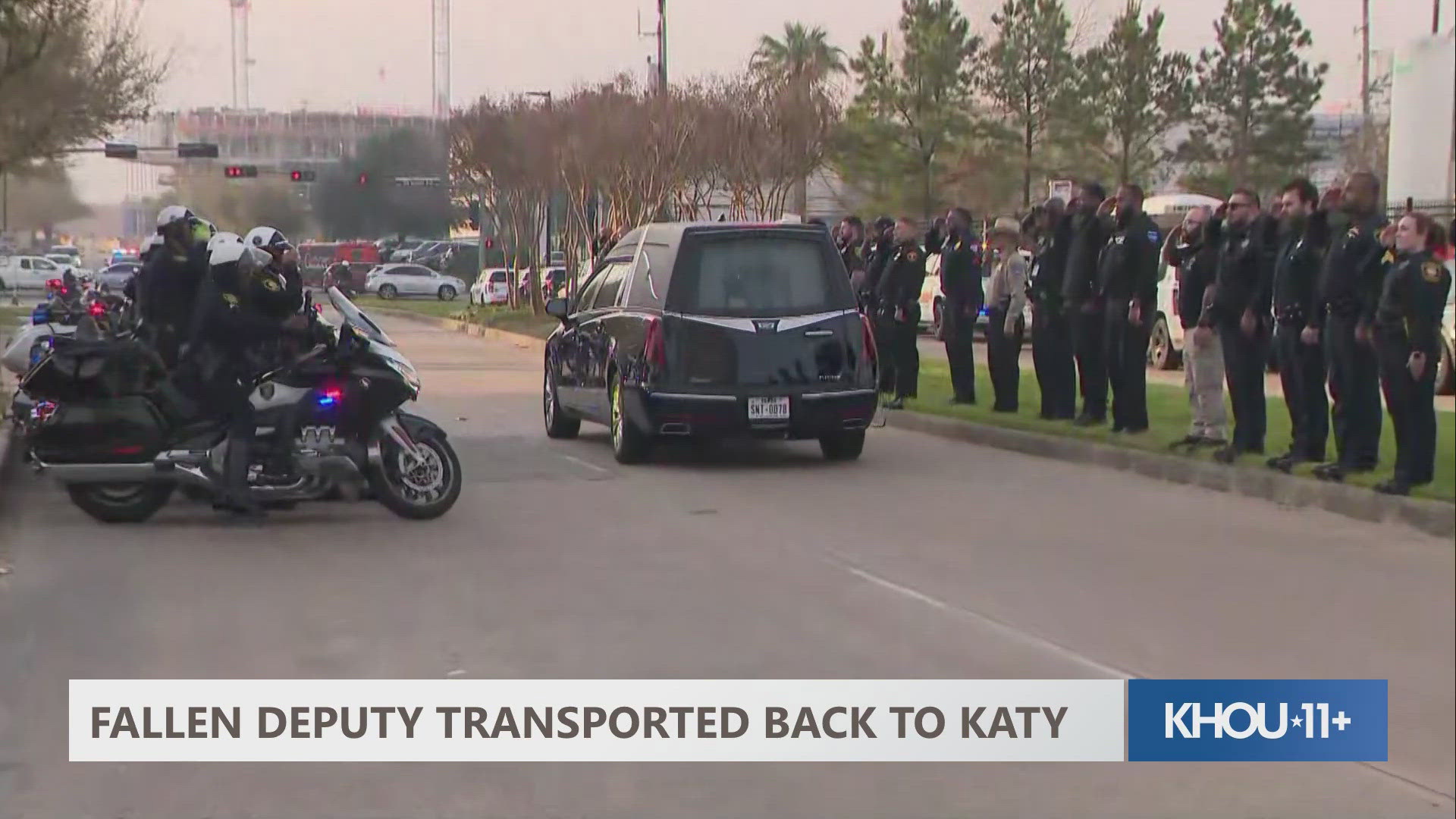 Fort Bend County escorts fallen Deputy Kenneth Lewis in Friday ...