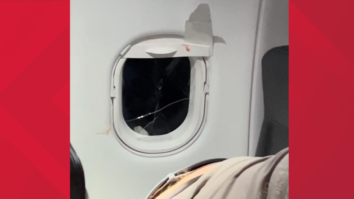 Witnesses: Passenger punches seat, kicks window on Houston-bound flight ...