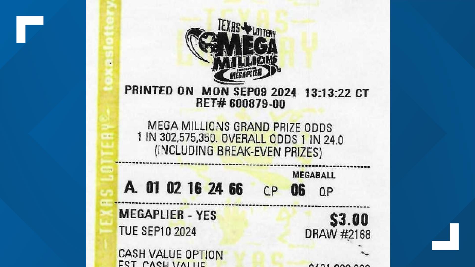 $800M Mega Millions jackpot claimed: Ticket sold in Sugar Land | khou.com