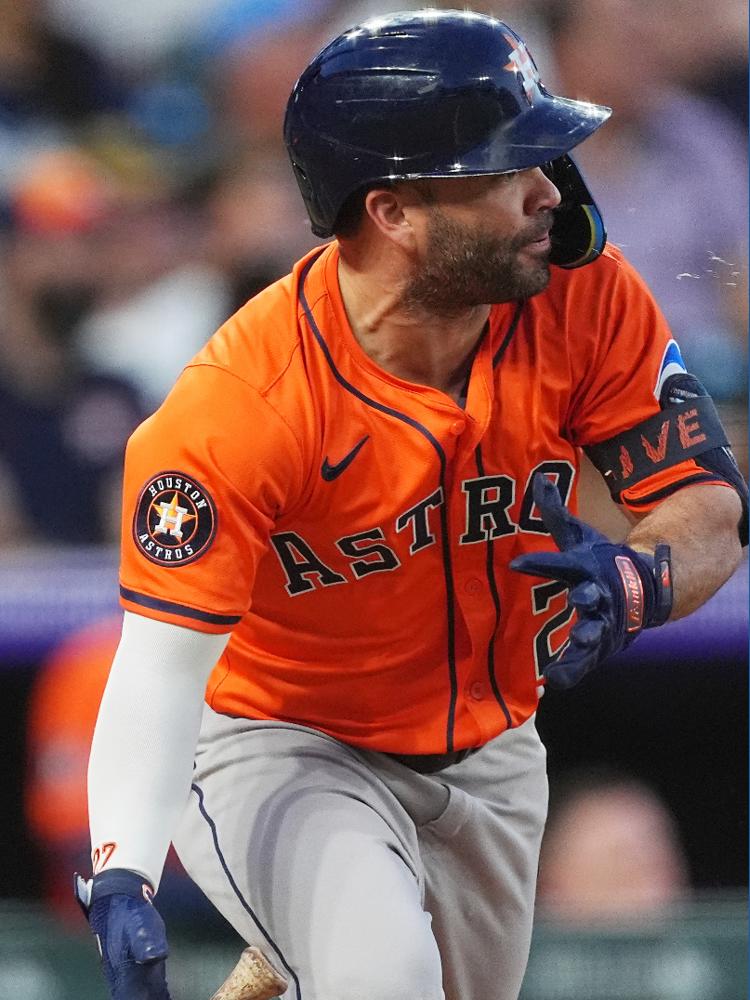 Jose Altuve injury: Astros slugger out of the lineup a day after being ...