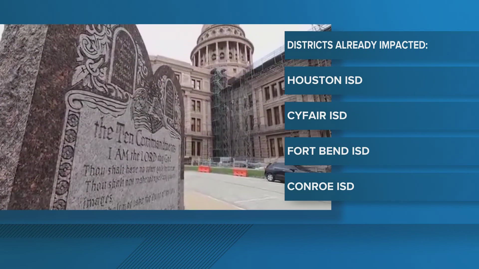 Statewide legal fight grows over Texas’ Ten Commandments classroom ...