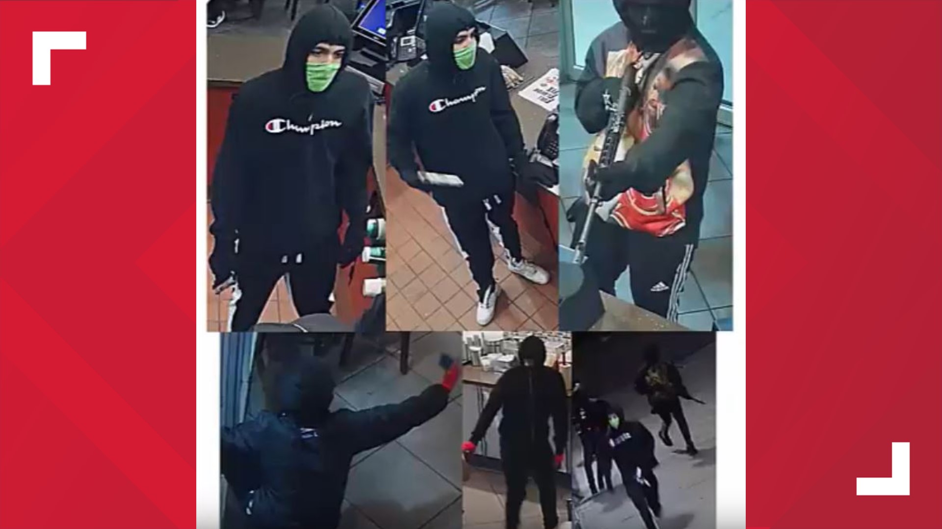 Caught on camera: 3 men wanted in violent restaurant robbery | khou.com