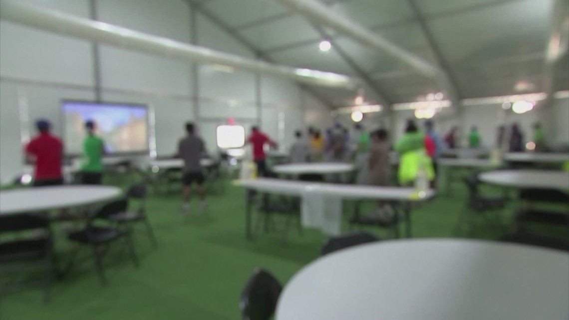Houston emergency immigrant shelter 'at capacity' | khou.com