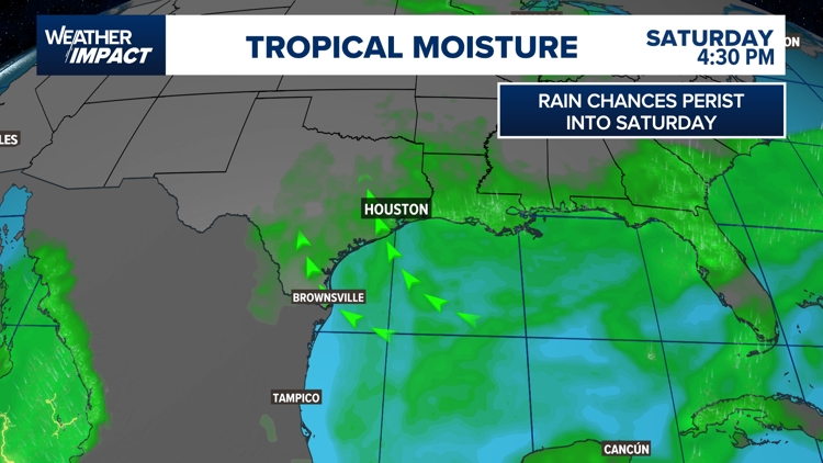 Tropical wave to bring rain to Texas coast this weekend | Spaghetti ...