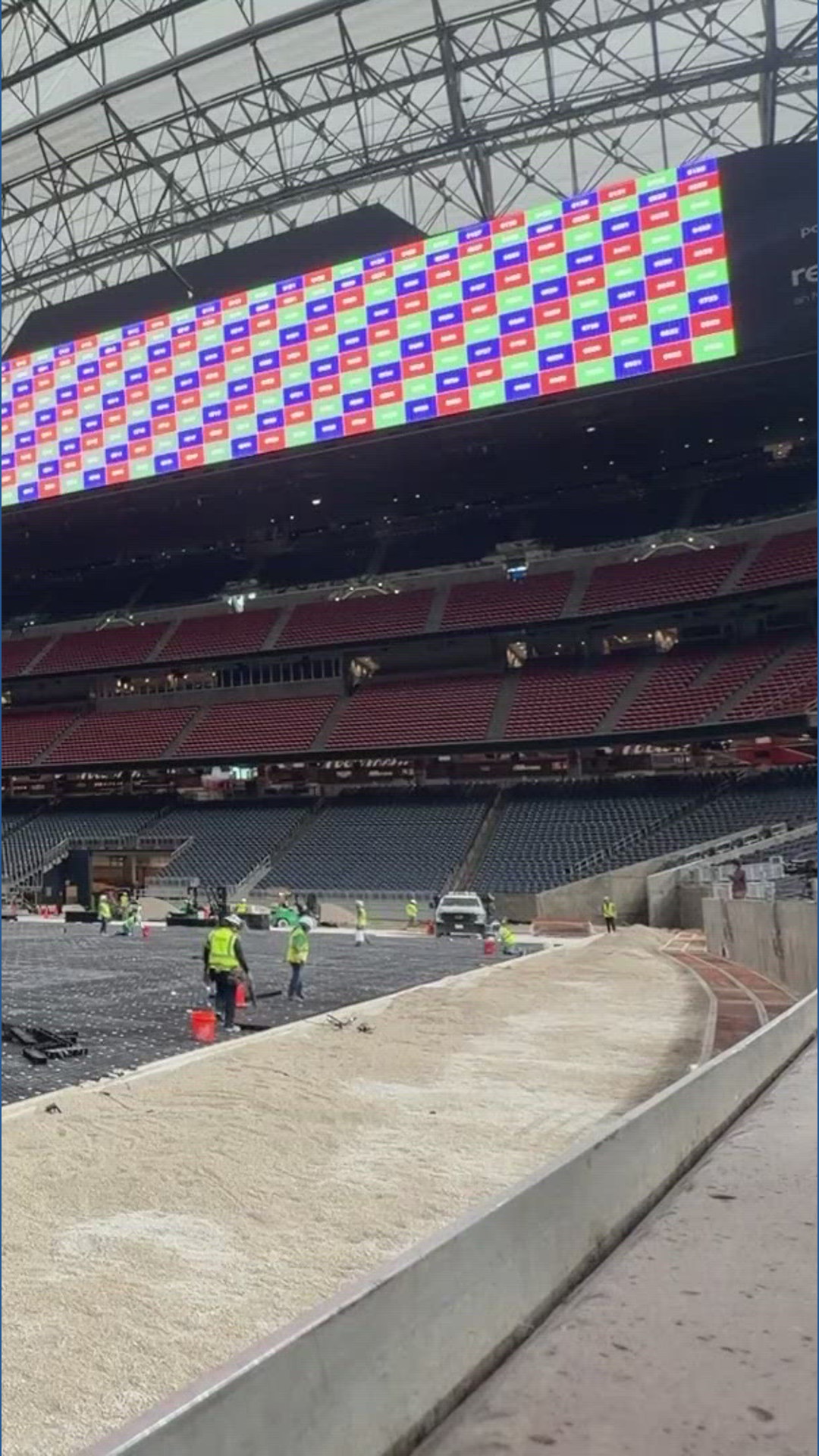 'Houston Stadium' starting to take shape ahead of FIFA World Cup | khou.com